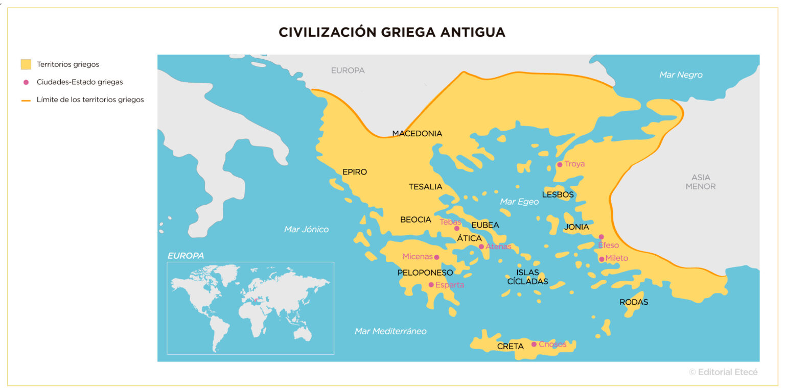 Civilización griega: origen, gobierno, arte y características