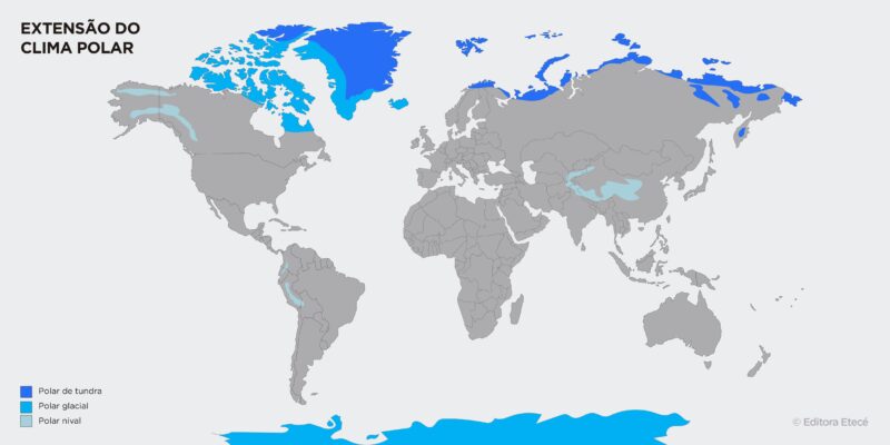 Clima polar: o que é, características, tipos, flora e fauna